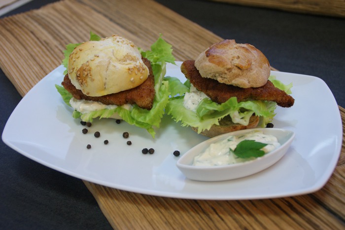 Mini-Schnitzelsemmel mit Remoulade :: cook-eat-easy